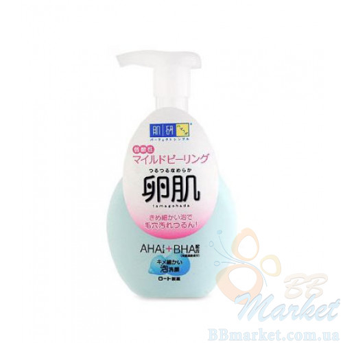 Пенка для умывания Hada Labo Tamagohada AHA+BHA Exfoliating Face Wash ...